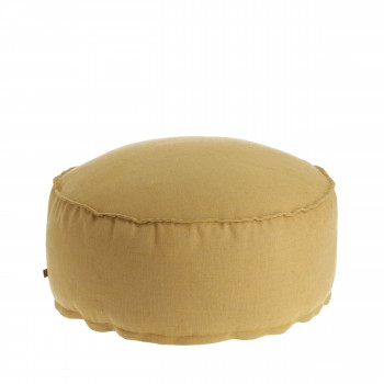 Pouf Design, carré ou rond, en velours ou en tissu by Drawer